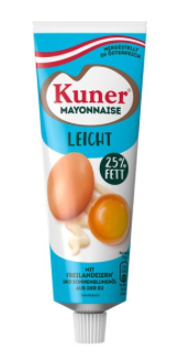 Kuner Mayonnaise 250ml, 25% Fett | darello